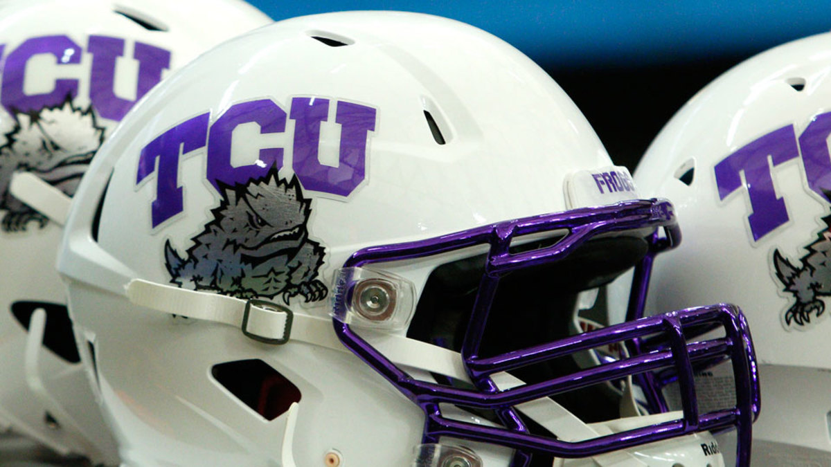 TCU football: Helmet decal honors victims of OSU parade - Sports ...