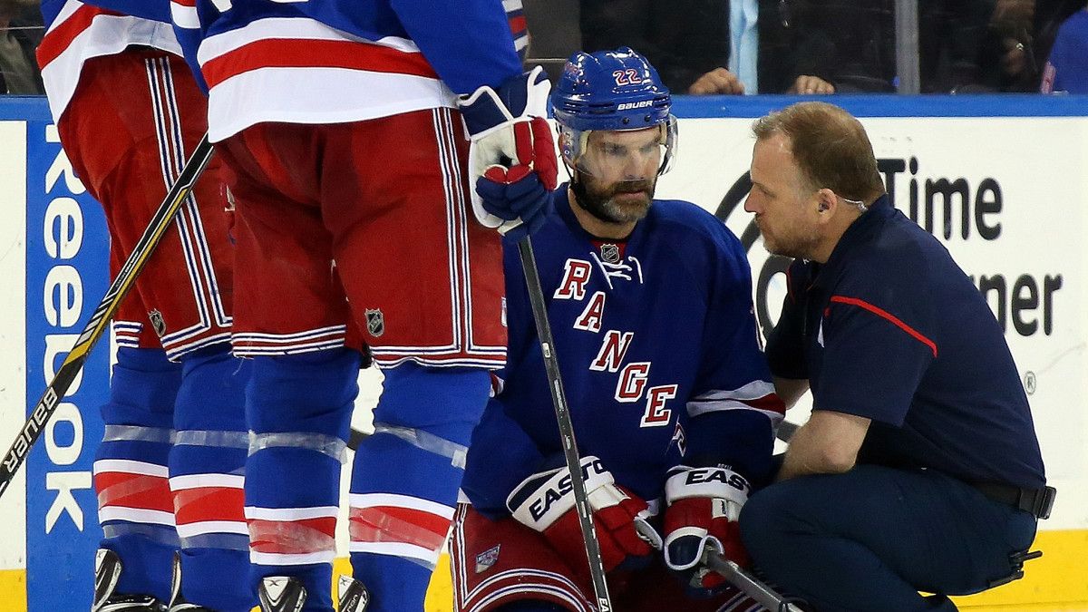 New York Rangers' Dan Boyle practices for Lightning series - Sports ...