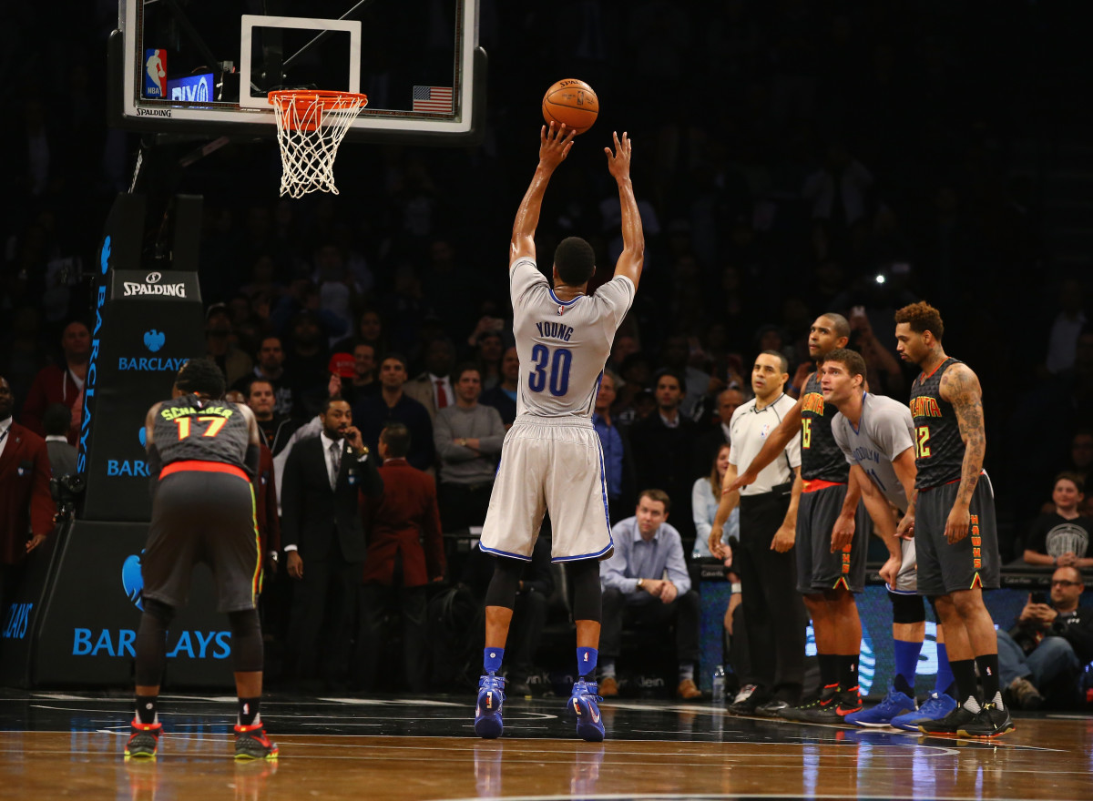 Thaddeus Young's 2 free throws lift Nets over Hawks 90-88 - Sports ...
