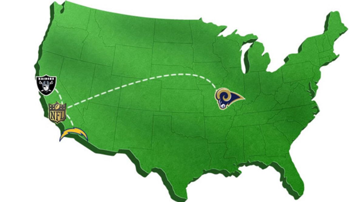 Los Angeles: Chargers, Rams and Raiders try for relocation - Sports ...
