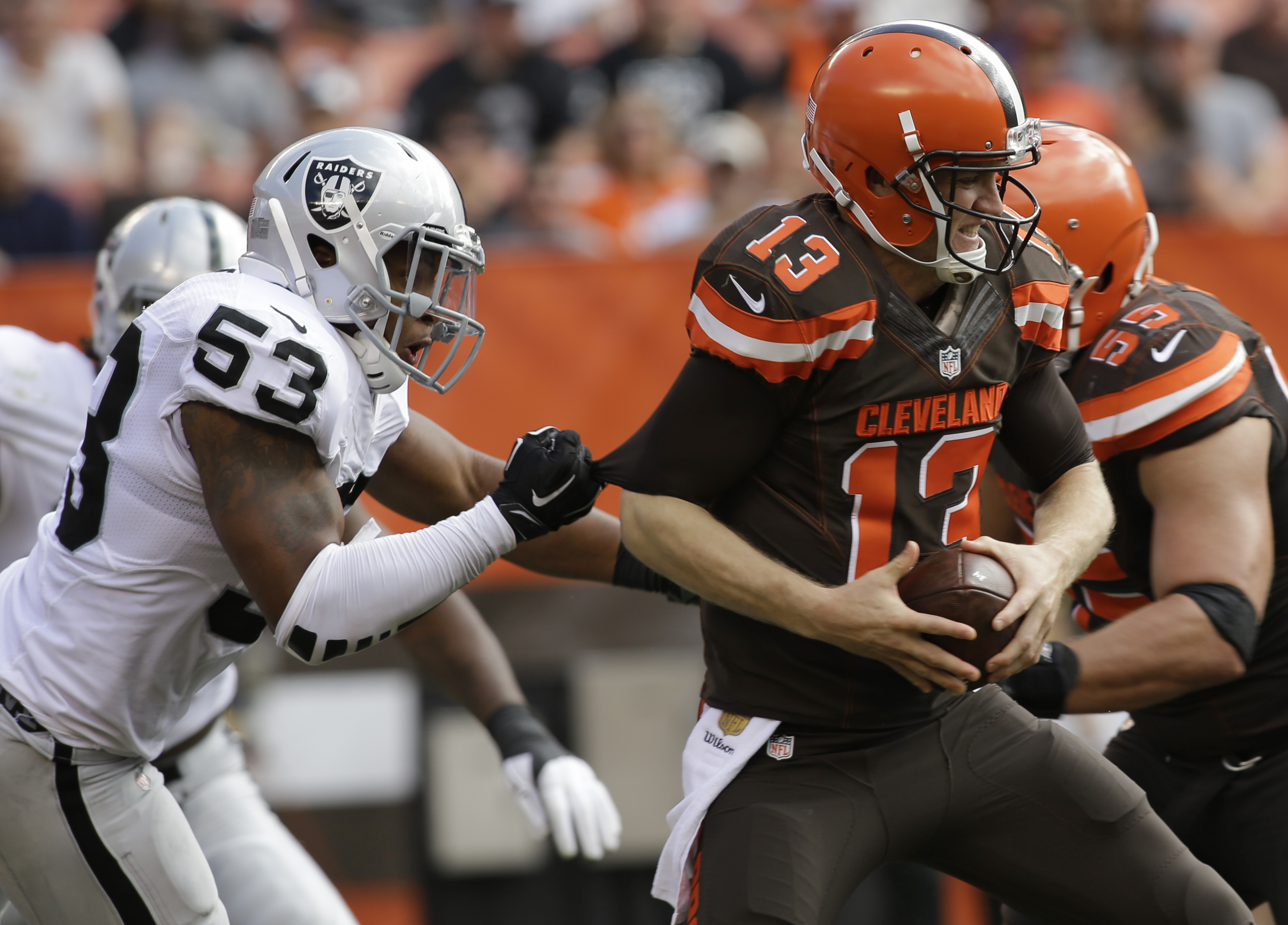 Dead end: Raiders beat Browns 27-20, halt road losing slide - Sports ...