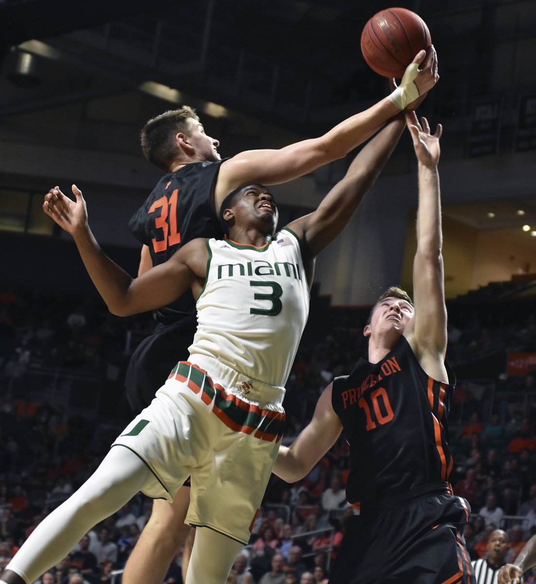 No. 13 Miami outlasts Princeton 76-64 - Sports Illustrated
