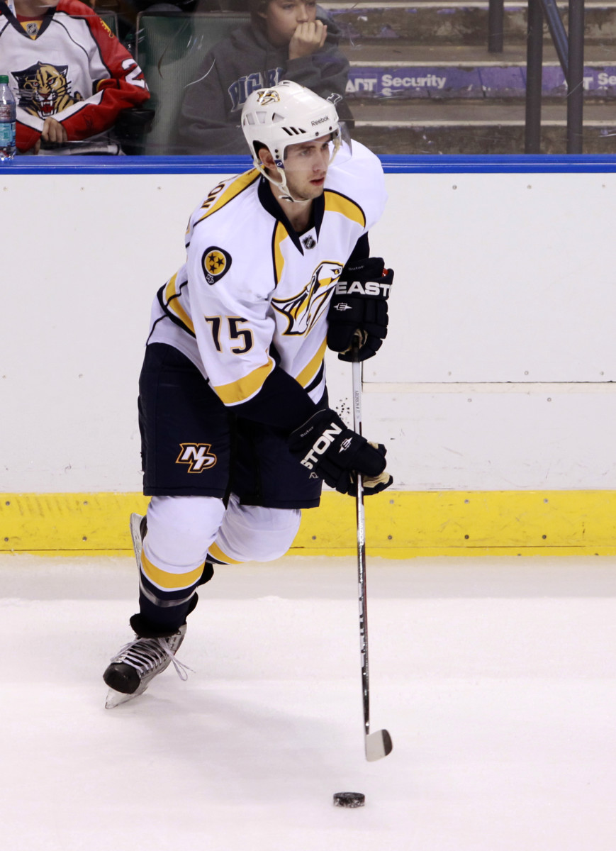 Predators sign defenseman Taylor Aronson to 1-year contract - Sports ...