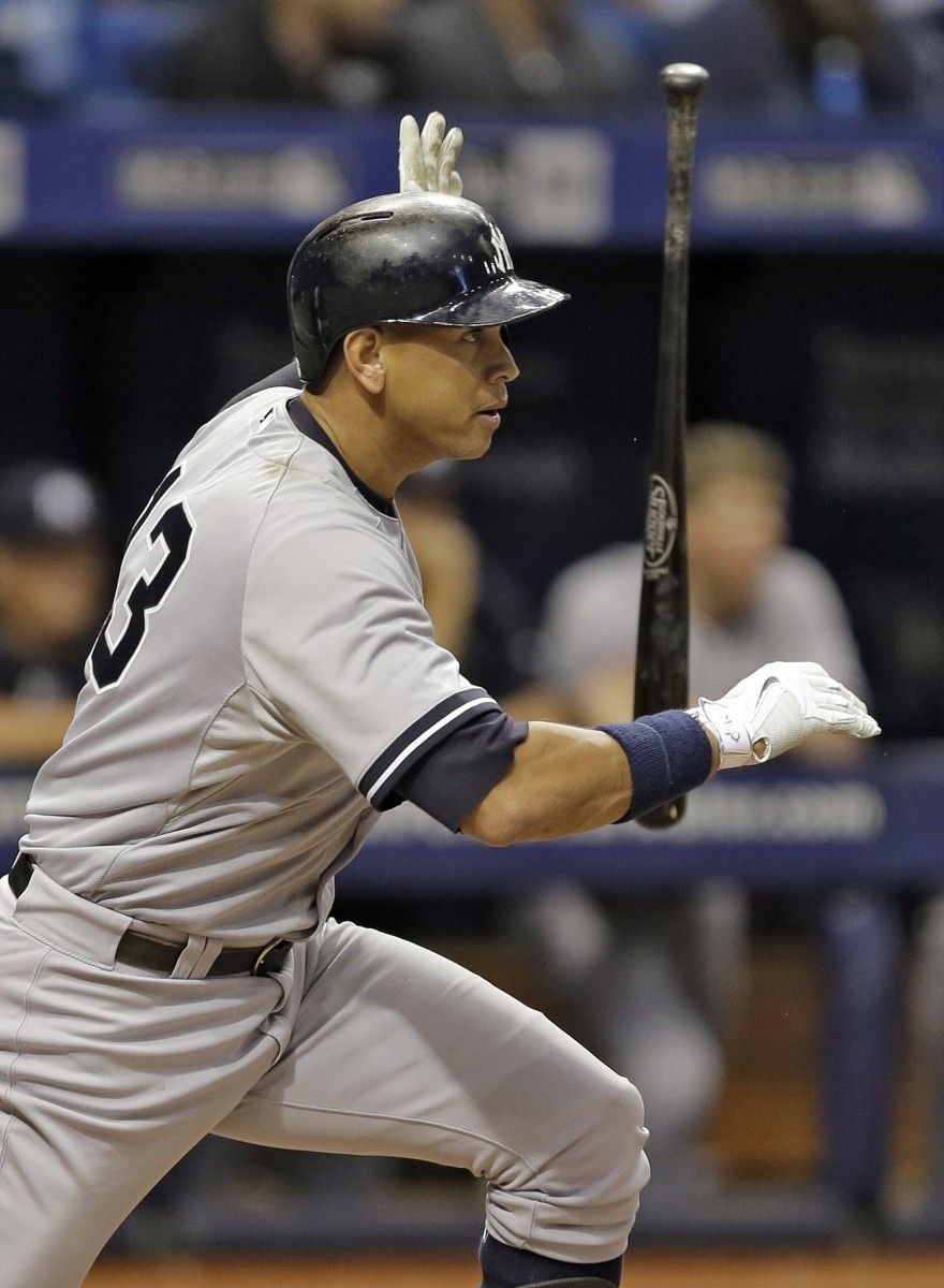 A-Rod playing with bruised knee, homers - Sports Illustrated