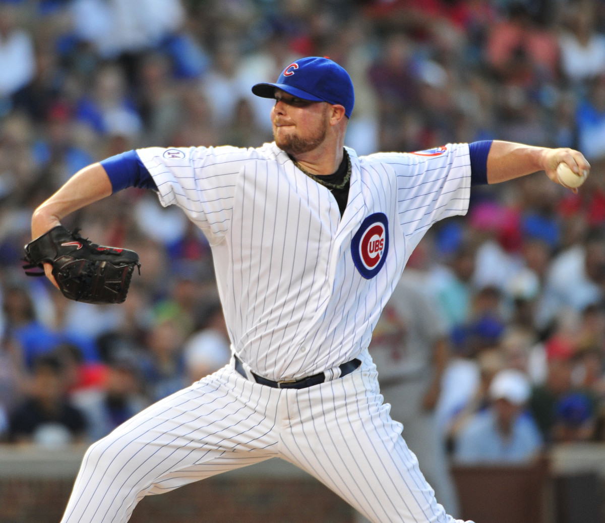 Cubs pitcher Jon Lester gets 1st career hit in 67th at-bat - Sports ...