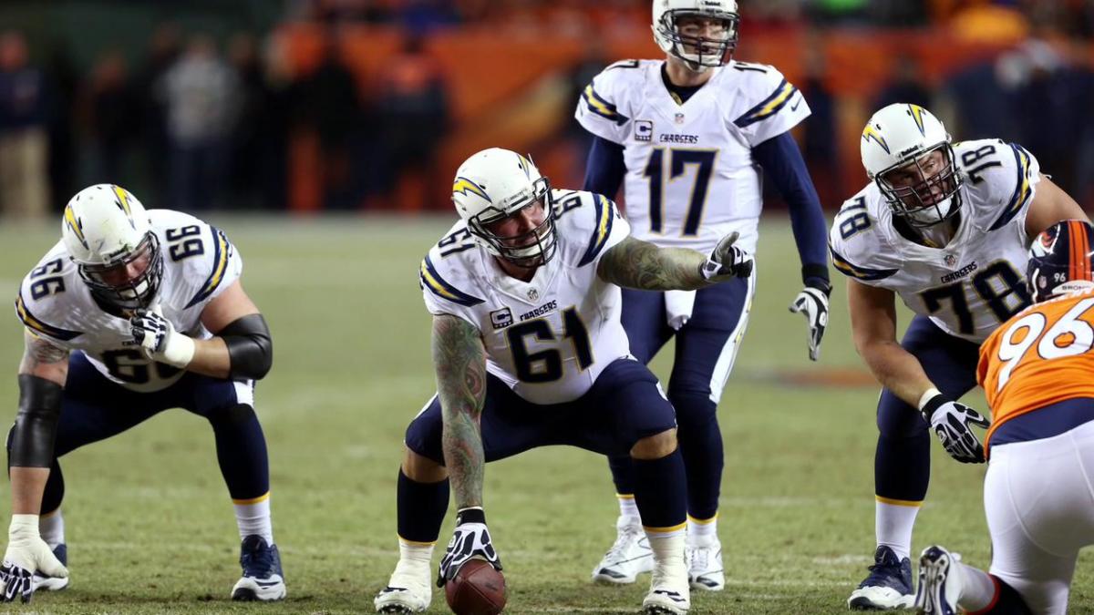Chargers center Nick Hardwick retiring from NFL - Sports Illustrated