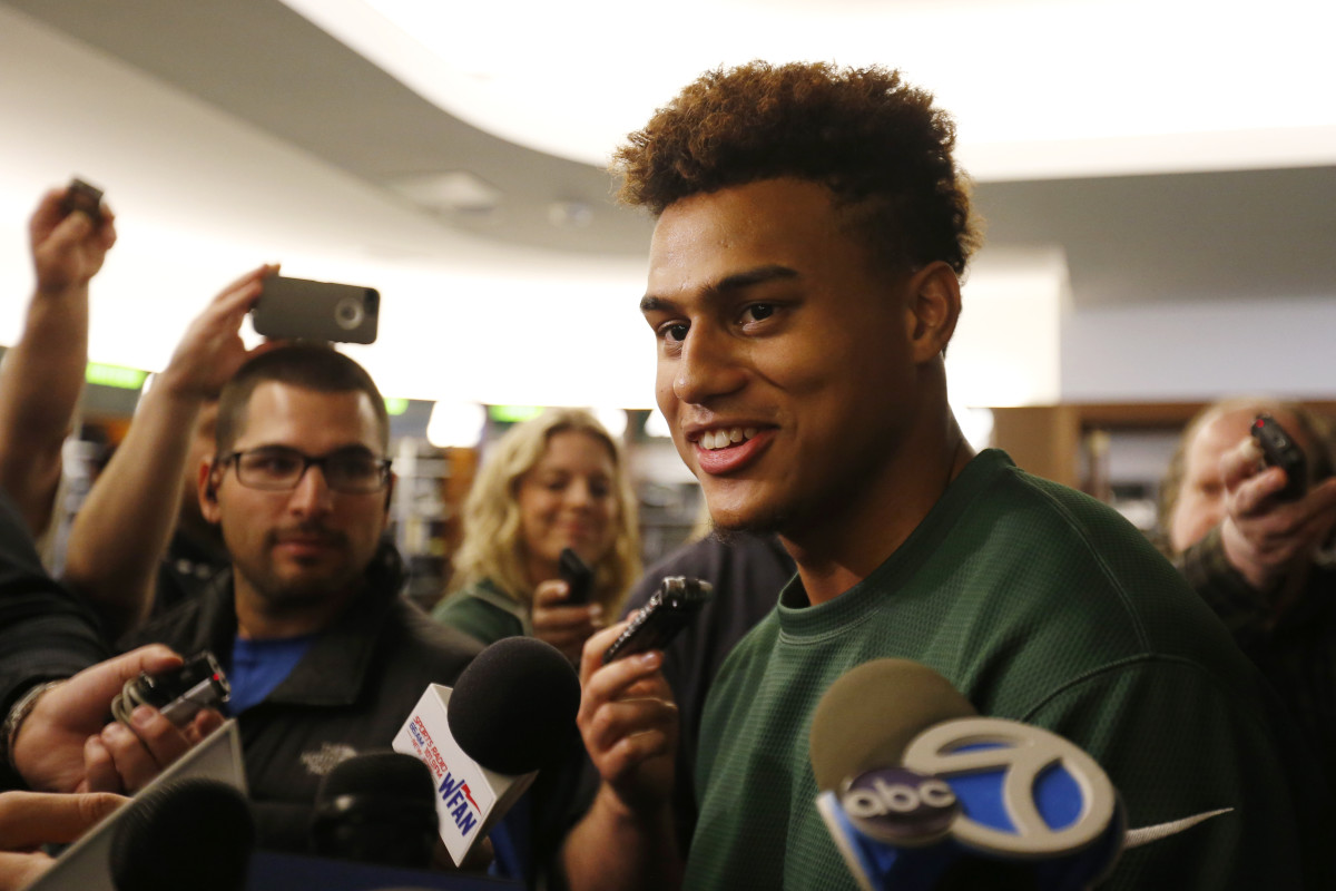 Jets' McDougle returns to field after missing last season - Sports ...