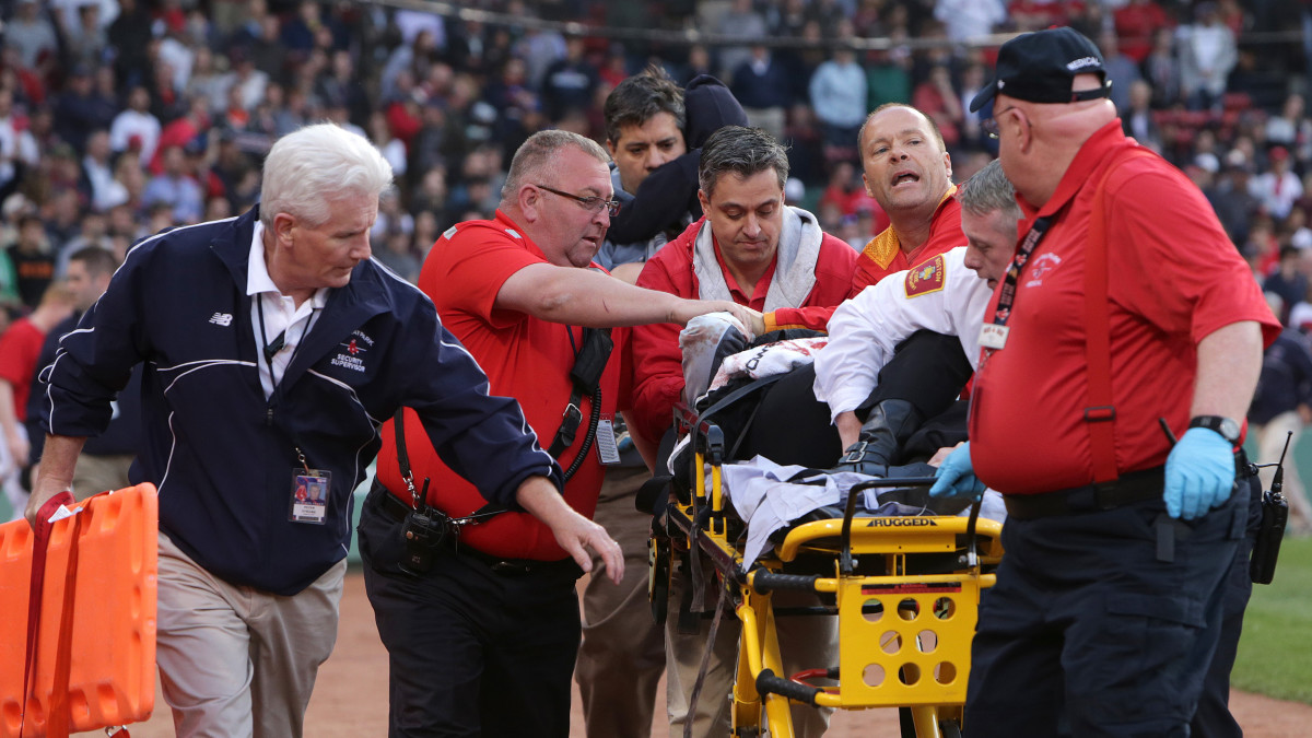 Fan hit by bat at Red Sox game in 'serious but stable' condition ...