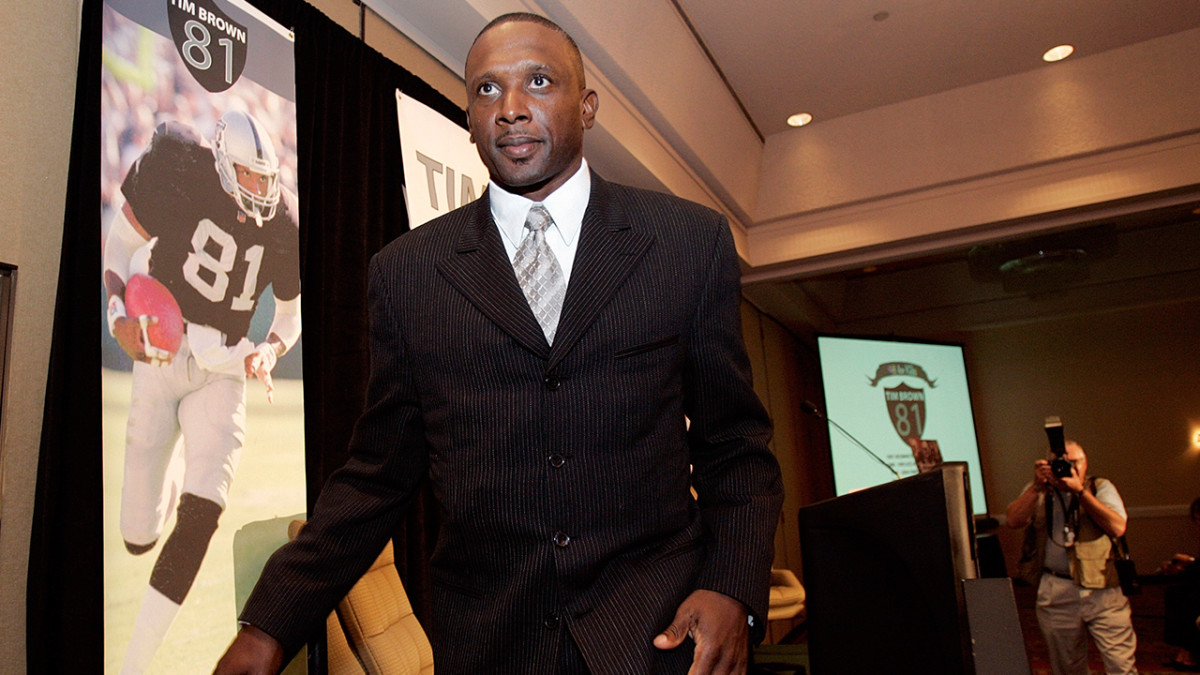 Tim Brown on the importance of retiring a Oakland Raider - Sports ...