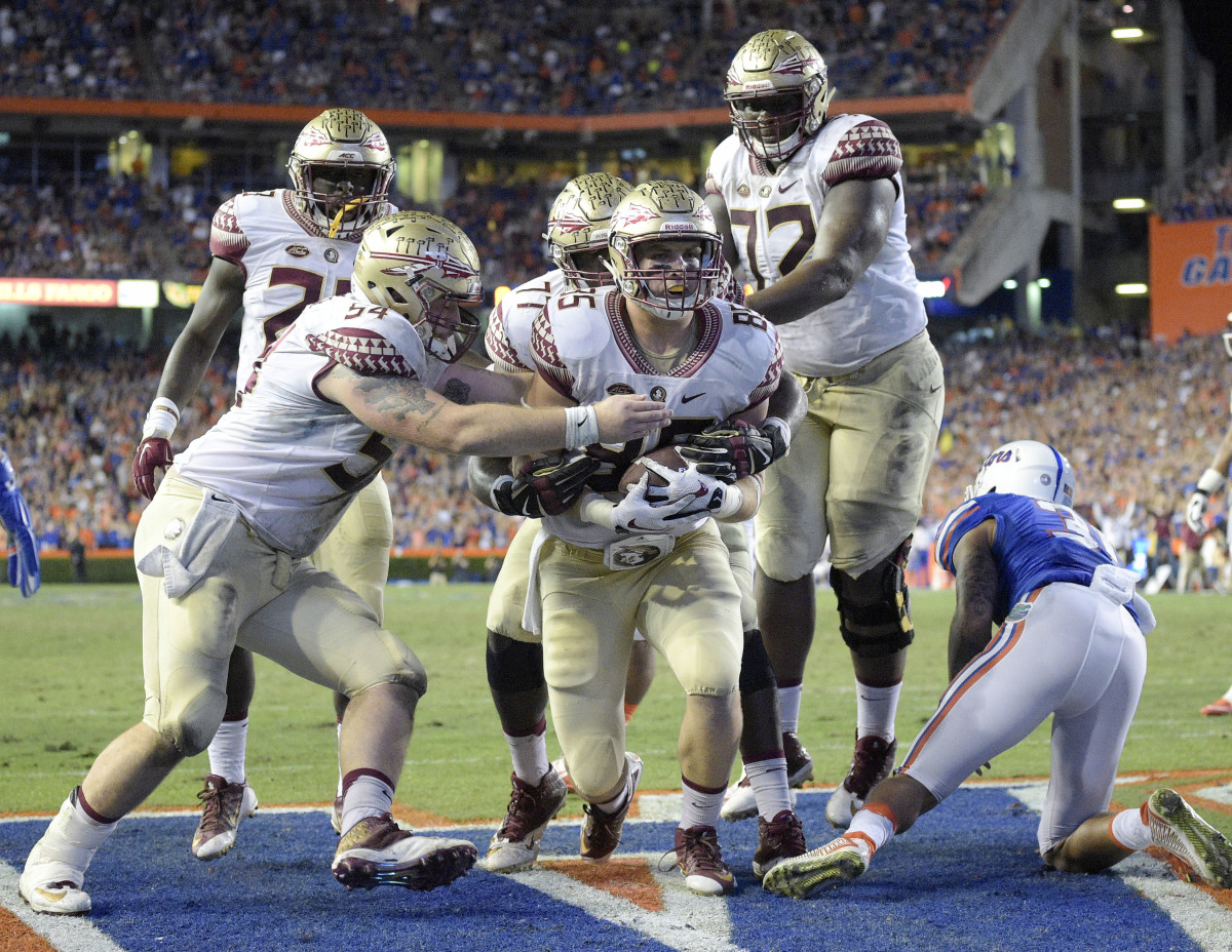 No. 14 FSU beats No. 10 Florida 27-2, 3rd straight in Swamp - Sports ...