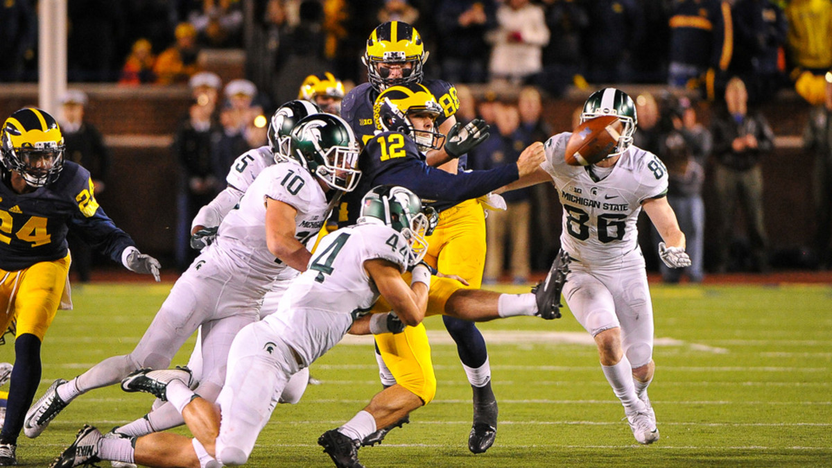 Michigan vs Michigan State: Punter speaks after fumbled snap - Sports ...