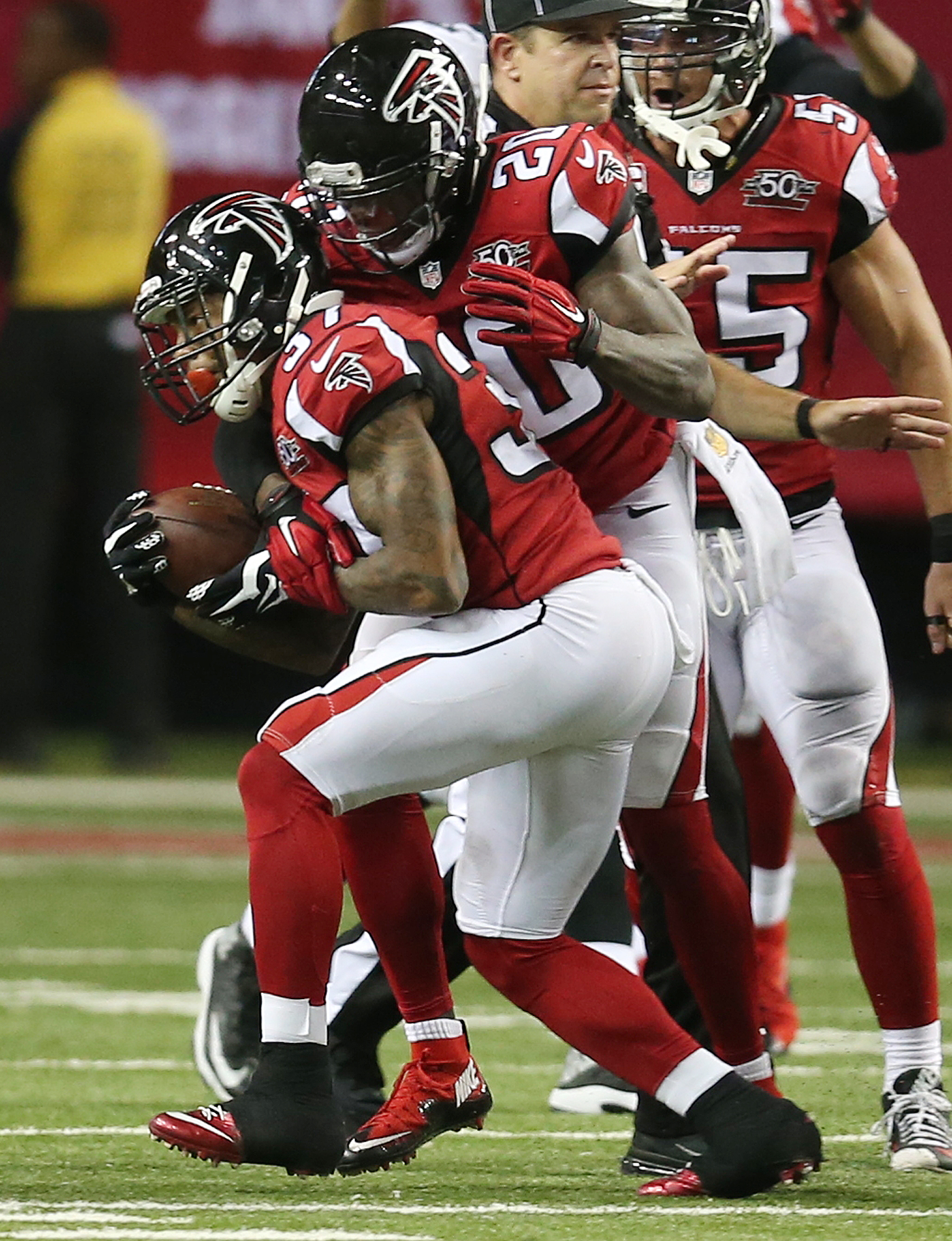 Allen's interception saves Falcons' 26-24 win over Eagles - Sports ...