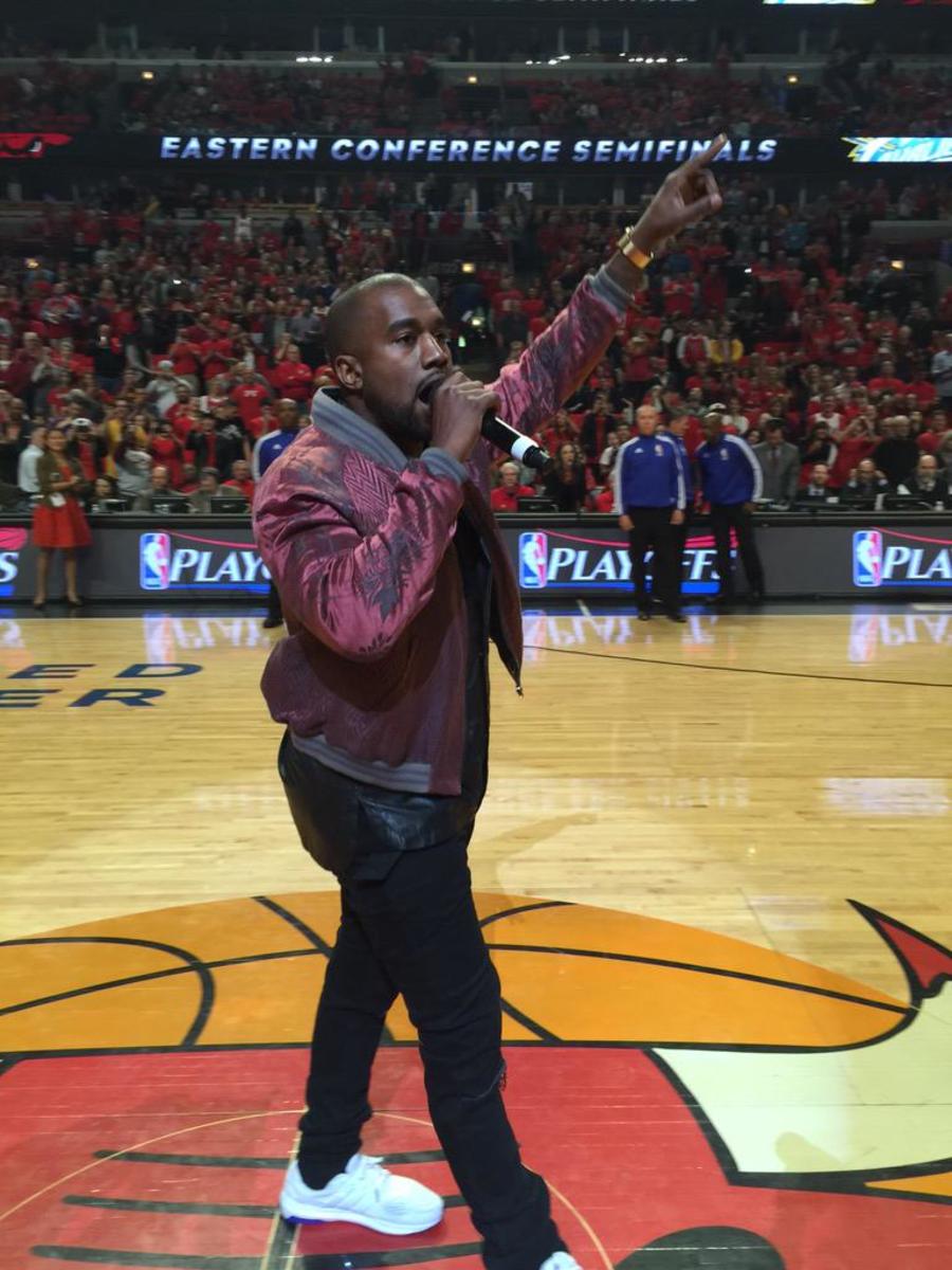Video: Kanye West pumps up Bulls crowd before Game 4 - Sports Illustrated