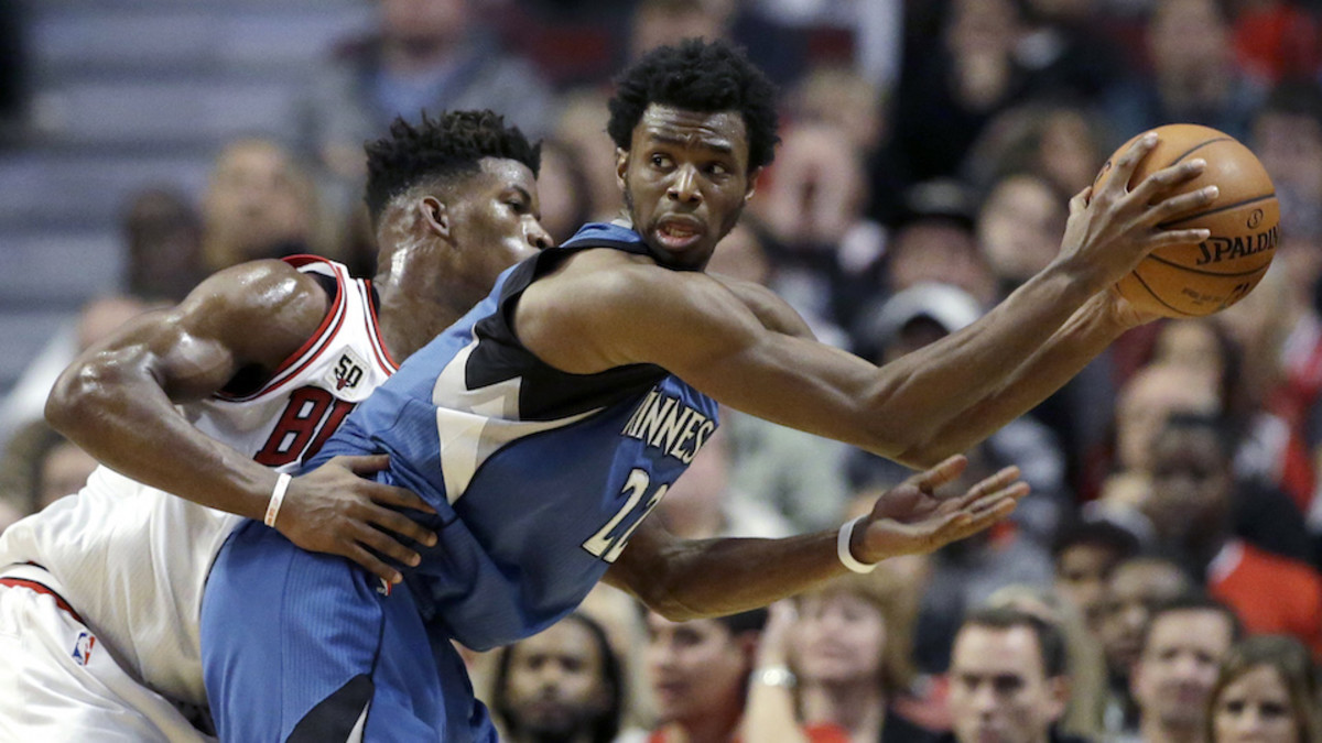 Minnesota Timberwolves: Andrew Wiggins one-handed dunk - Sports Illustrated