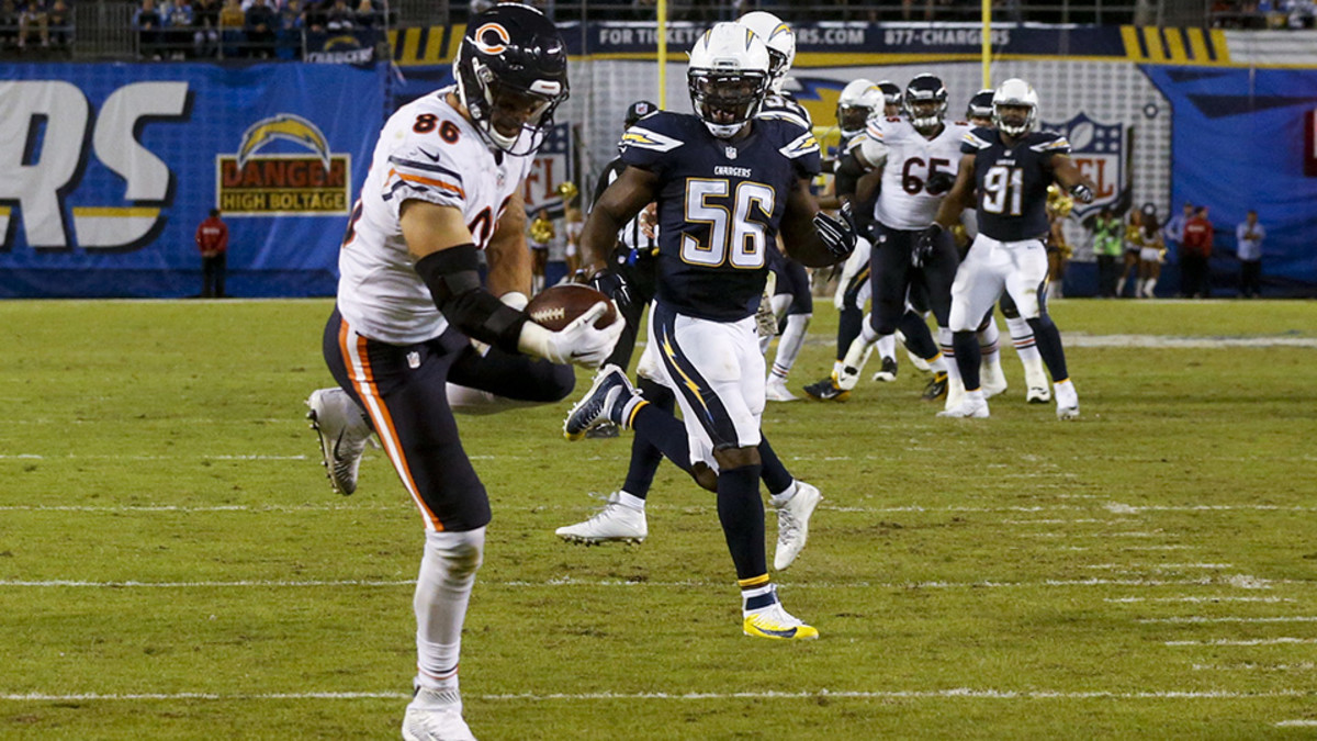 Chargers vs Bears: Zach Miller’s one-handed TD catch (video) - Sports ...