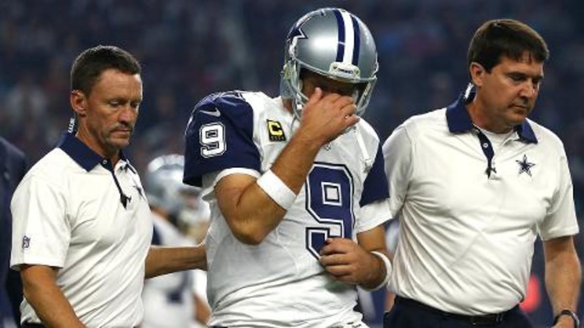 Tony Romo injury: Cowboys QB out for season with fractured collarbone ...