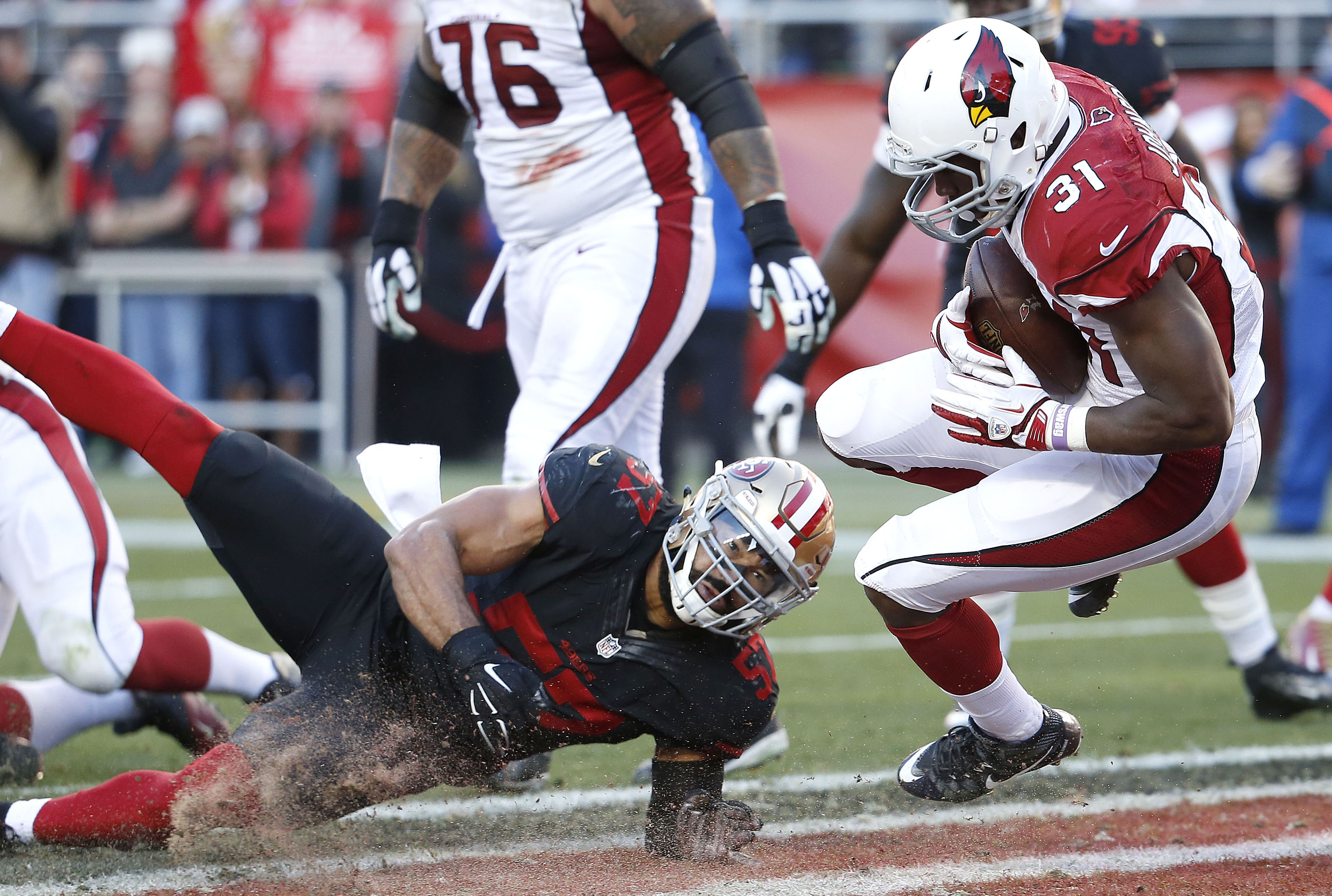 Rookie David Johnson steps to forefront of Cardinals offense - Sports ...