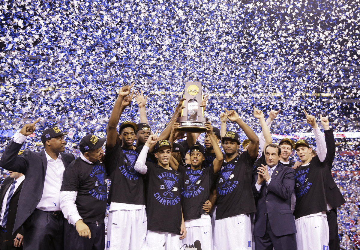 Duke celebration: Fans start bonfire after championship victory ...