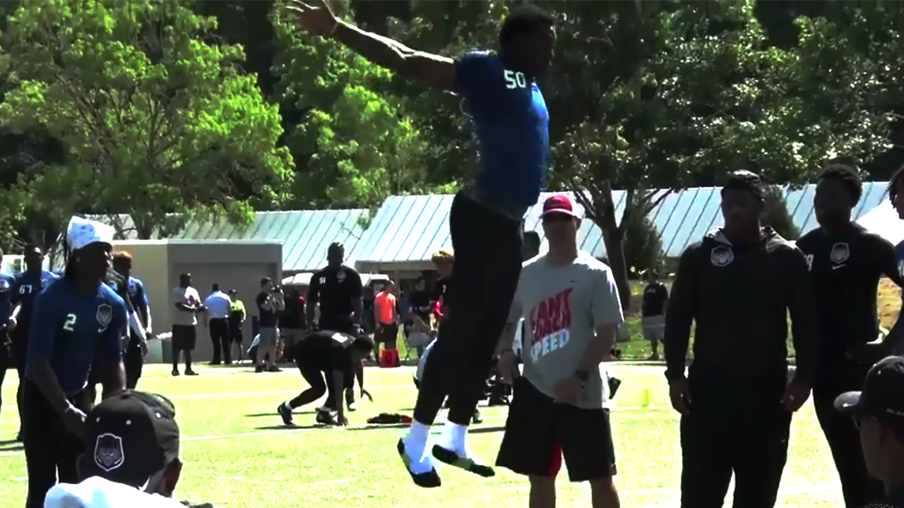 University of Southern California Josh Imatorbhebhe vertical jump ...