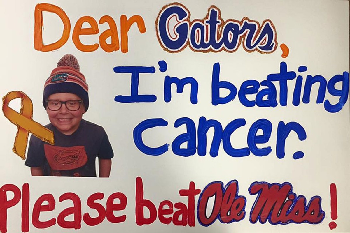 Florida Gators fan Jay Ryon battles cancer, inspires a team and ...