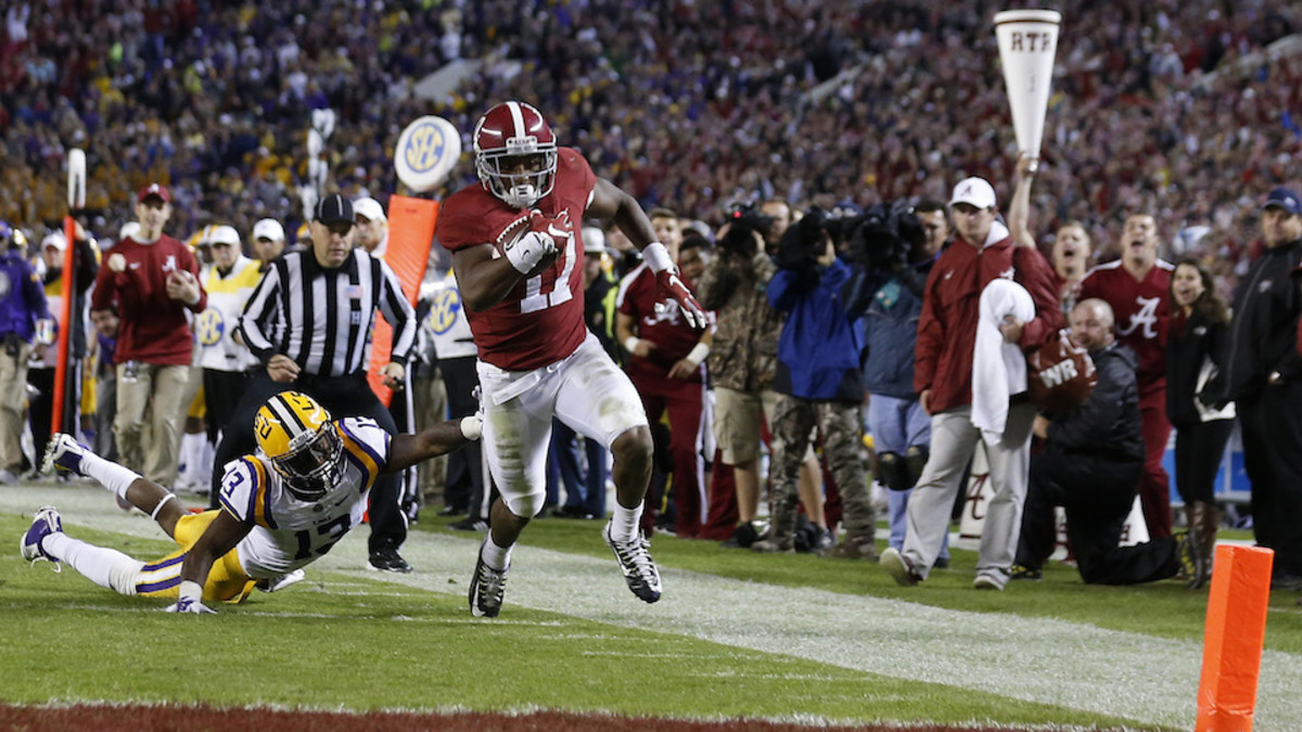 Alabama Crimson Tide: Kenyan Drake leaves with arm injury - Sports ...