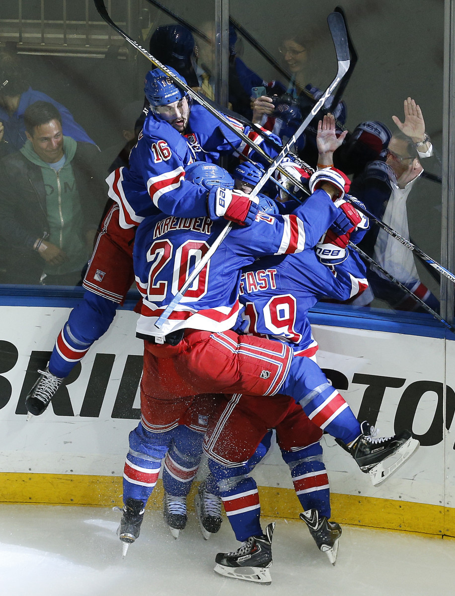 Rangers advance in OT on Stepan's goal, 2-1 over Capitals - Sports ...