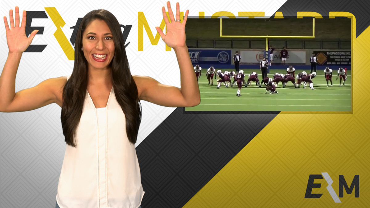 Mustard Minute: High school kicker's extra point is good after ball ...