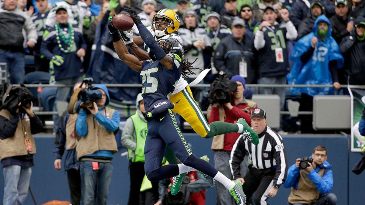 Back-to-back interceptions open Packers-Seahawks NFC Championship Game ...