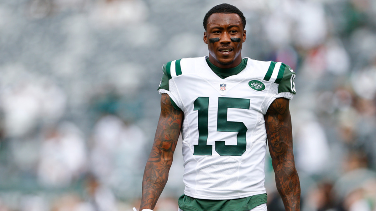 Video: Jets’ Brandon Marshall fumbles, throws ball away to Eagles ...
