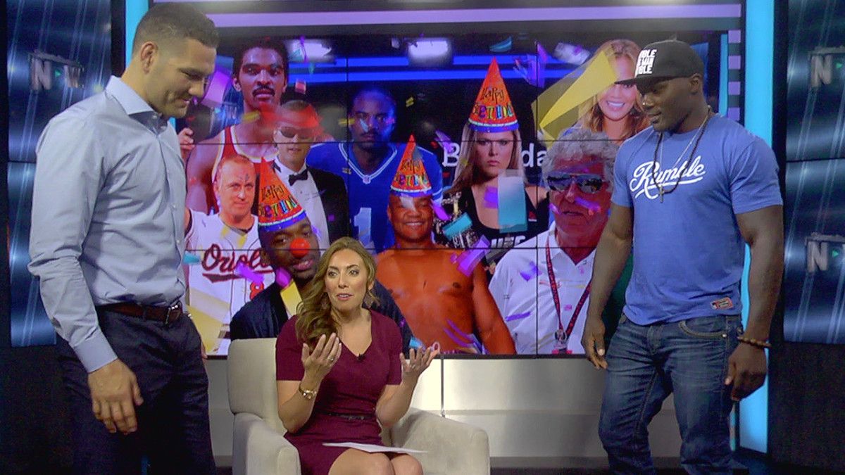 UFC fighters celebrate SI Now host Maggie Gray's birthday - Sports ...