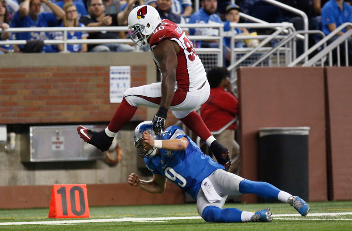 Watch: Cardinals’ DE Cory Redding makes one-handed interception ...