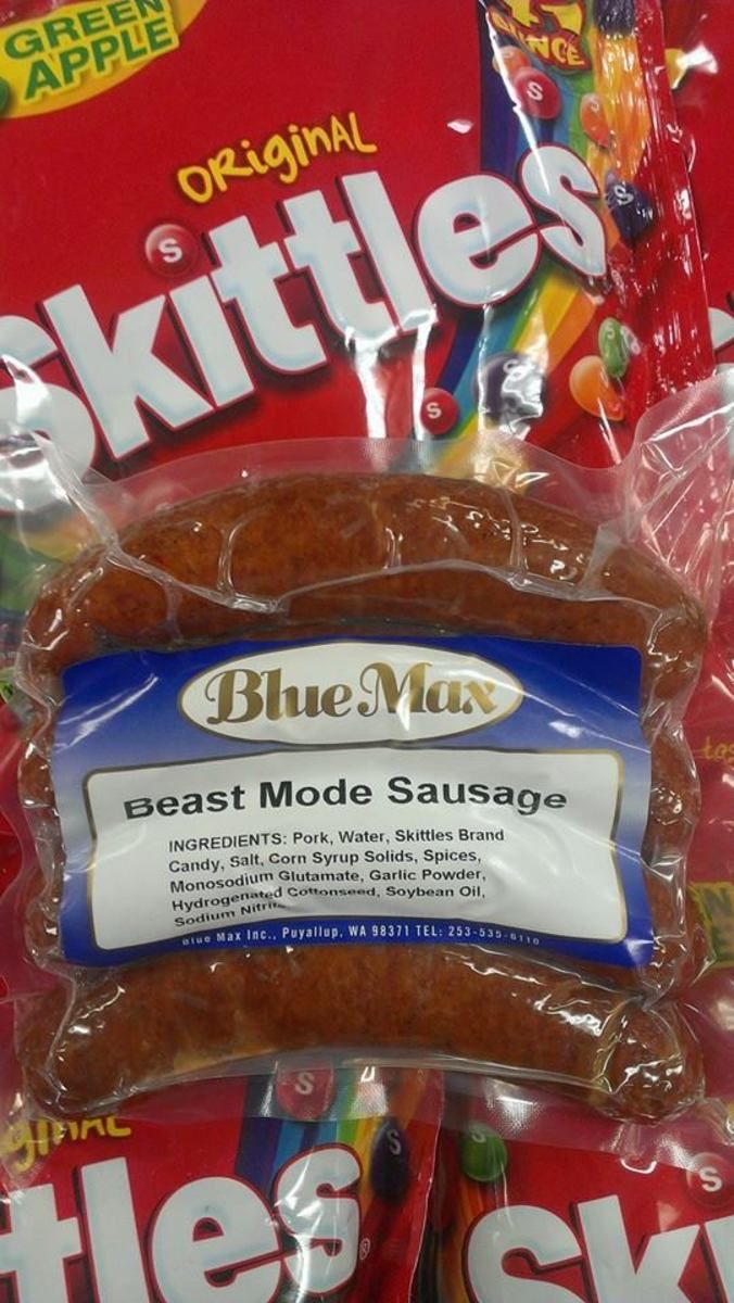 Seattle Seahawks fans love Skittles-filled sausages inspired by ...