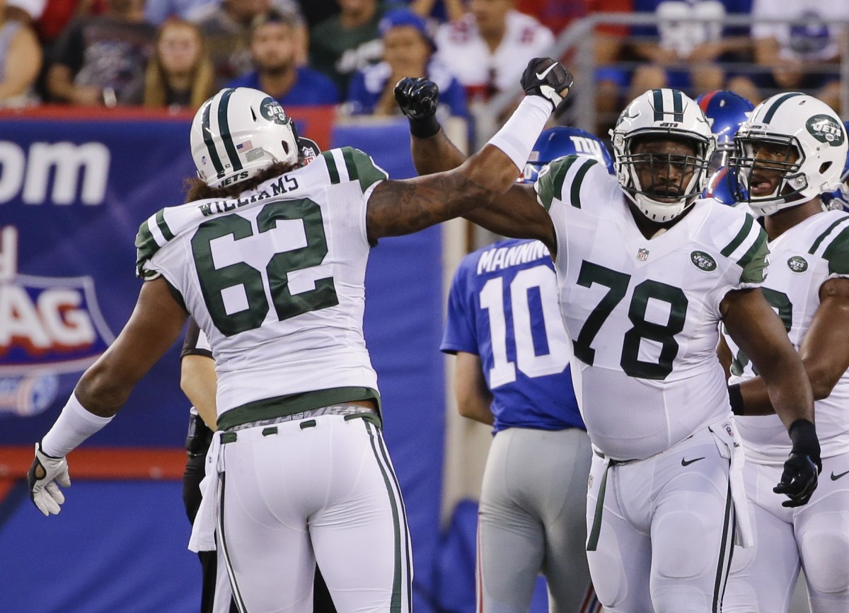 Jets' 1st-rounder Leonard Williams leaves with knee injury - Sports ...