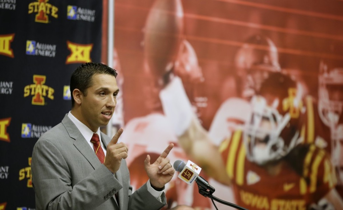 Iowa State introduces Matt Campbell as new football coach - Sports ...