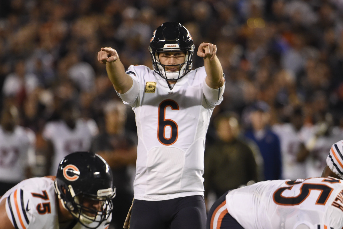 Watch: Bears QB Jay Cutler becomes franchise leader in TD passes ...
