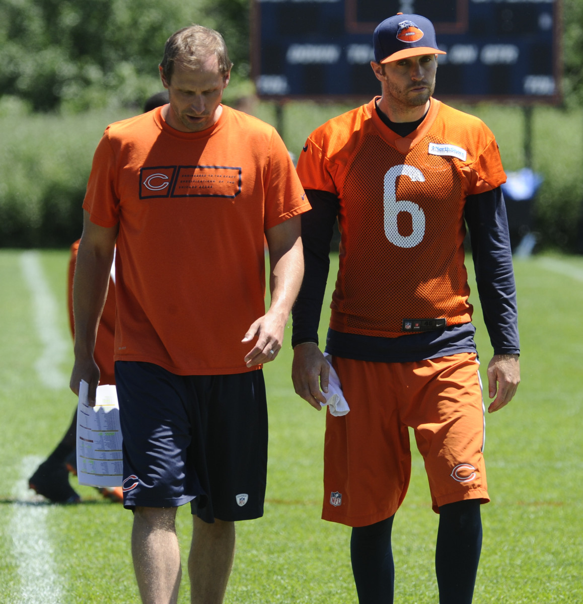 Bears' Cutler, new offensive coordinator on same page so far - Sports ...