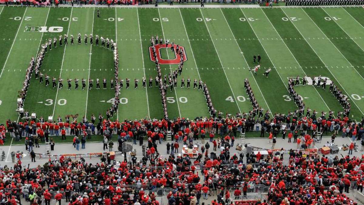 Ohio State fans walk 19 miles to spell out script ‘Ohio’ - Sports ...