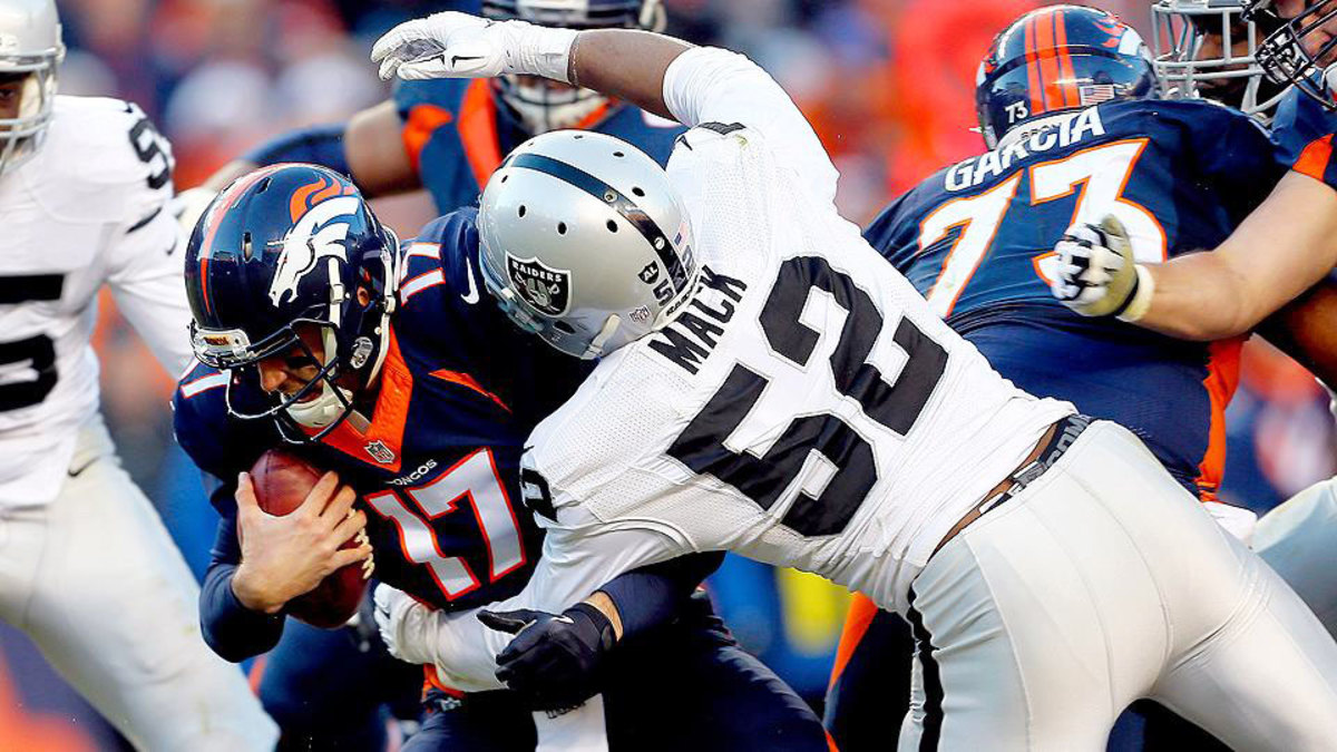 Khalil Mack posts five sacks as Raiders upset Broncos - Sports Illustrated