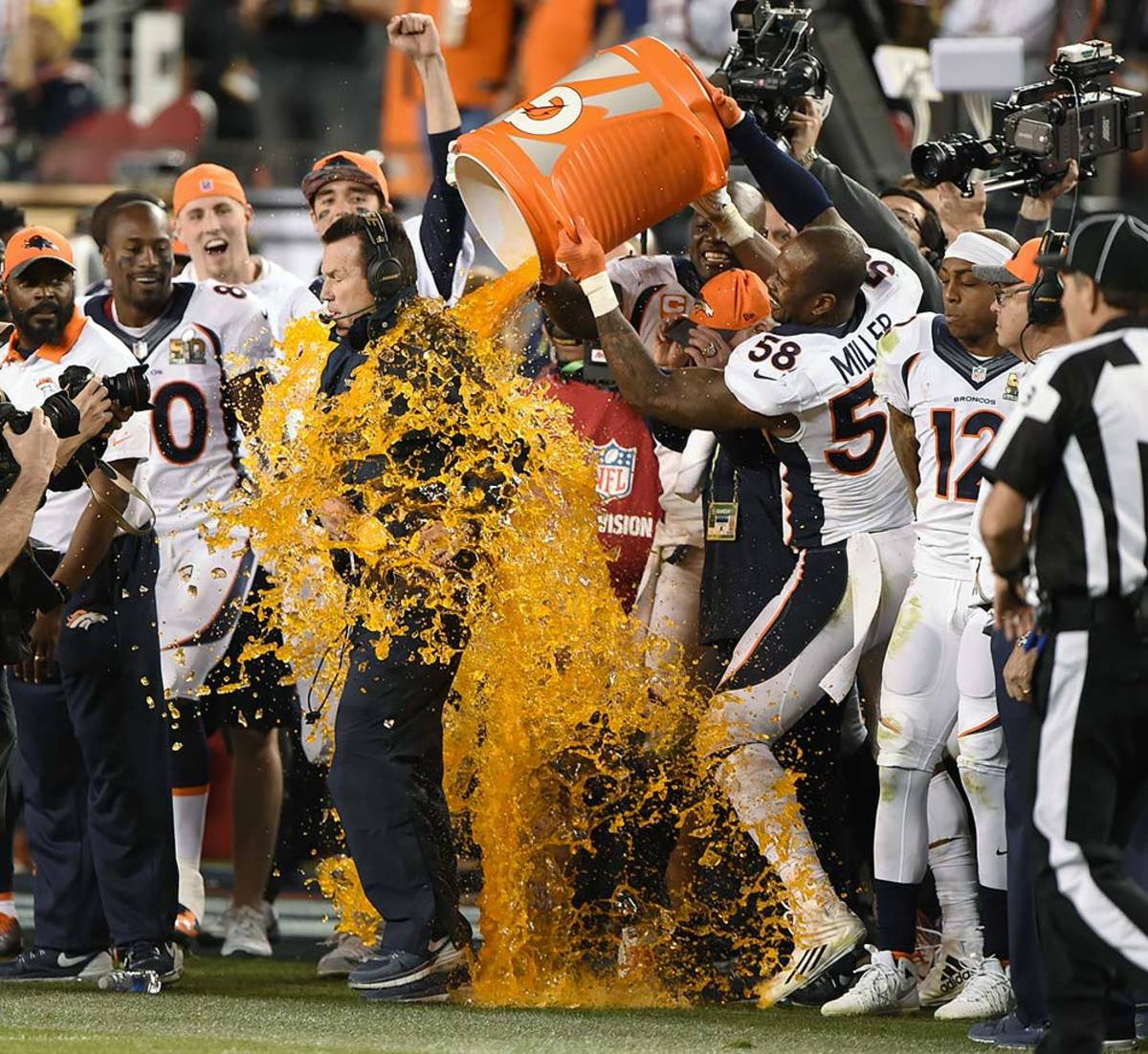 Super Bowl Gatorade Showers Through the Years - Sports Illustrated