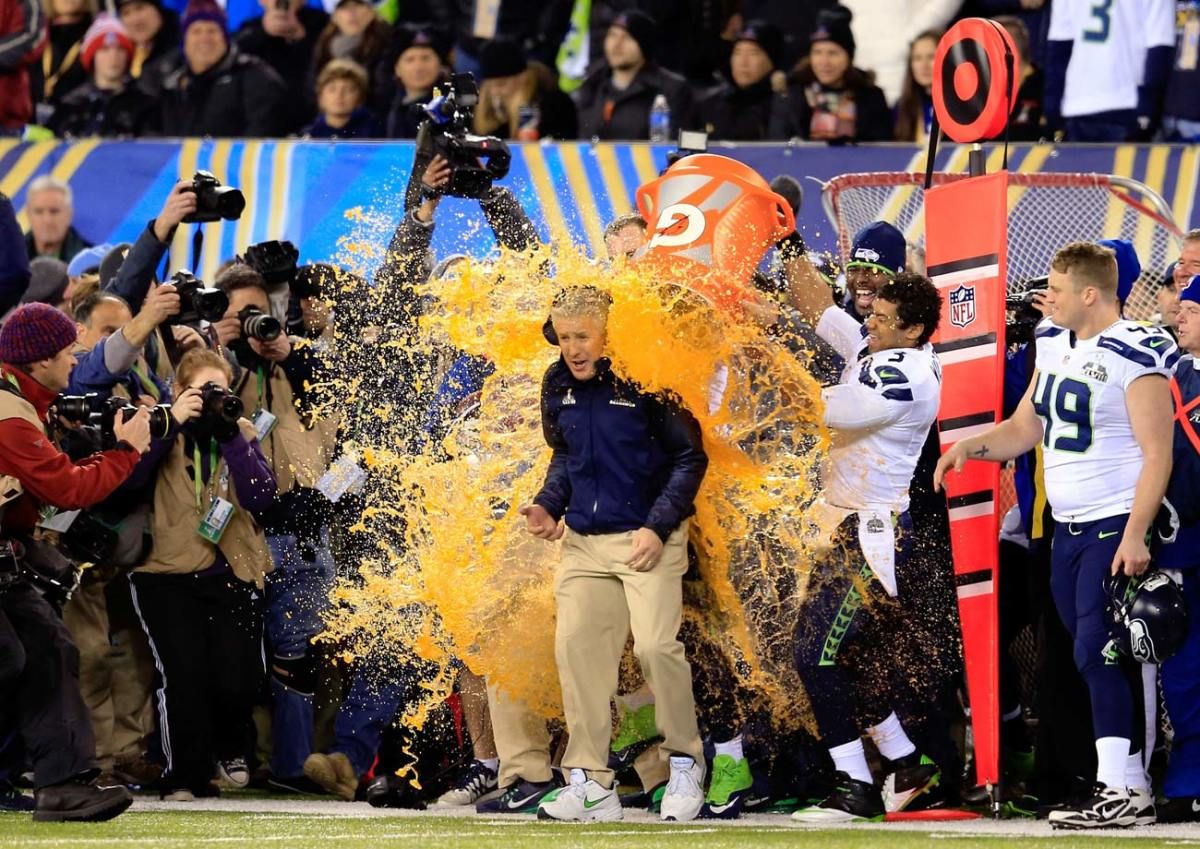 Super Bowl Gatorade Showers Through the Years - Sports Illustrated