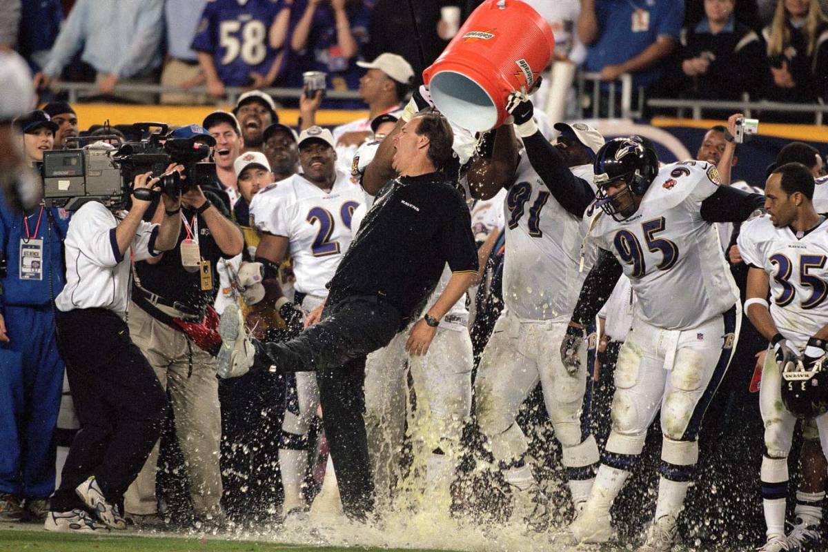 Super Bowl Gatorade Showers Through the Years - Sports Illustrated