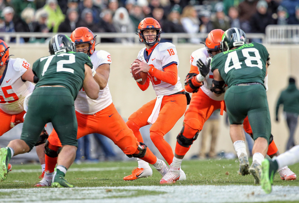 VIDEO: Illinois QB Brandon Peters after 37-34 win at Michigan State ...