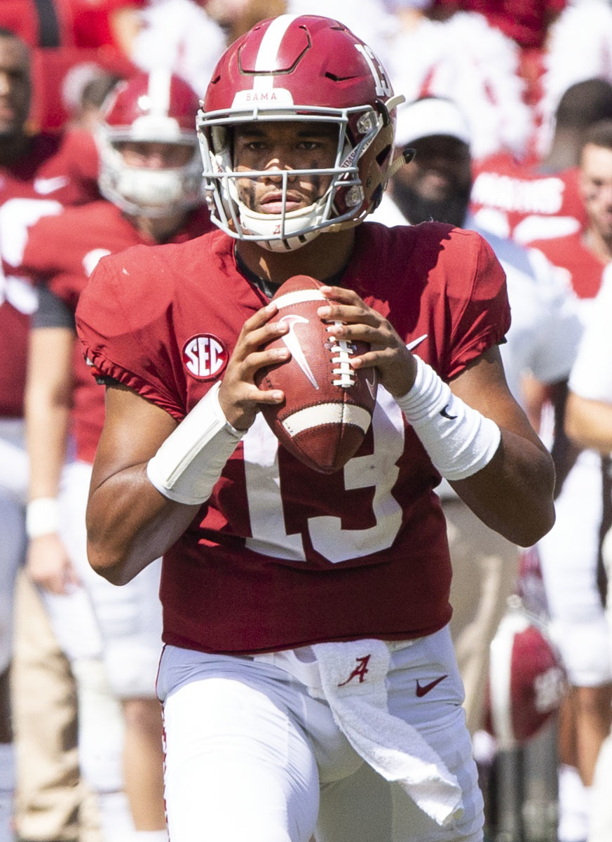 Alabama quarterback-Tua Tagovailoa-LSU at Alabama - Sports Illustrated ...