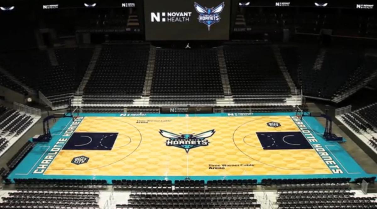 The Hornets just revealed their new court - Sports Illustrated