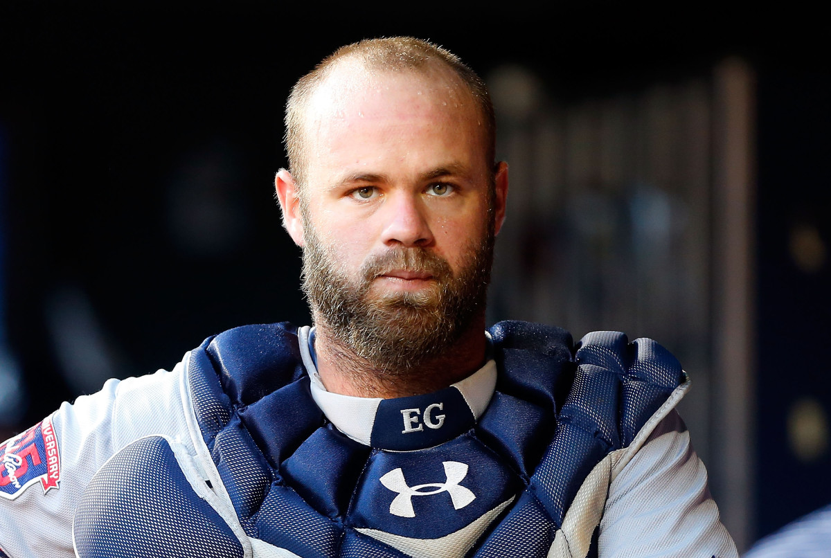Braves' Evan Gattis to miss Sunday's series finale vs. Rangers - Sports ...