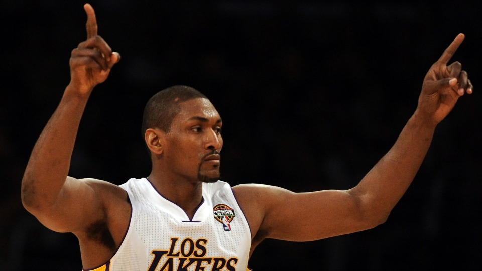 Metta World Peace got a little feisty at a game on Venice Beach ...