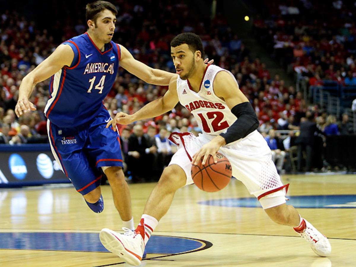 Wisconsin throttles American, 75-35, to avoid the No. 15 seed upset ...