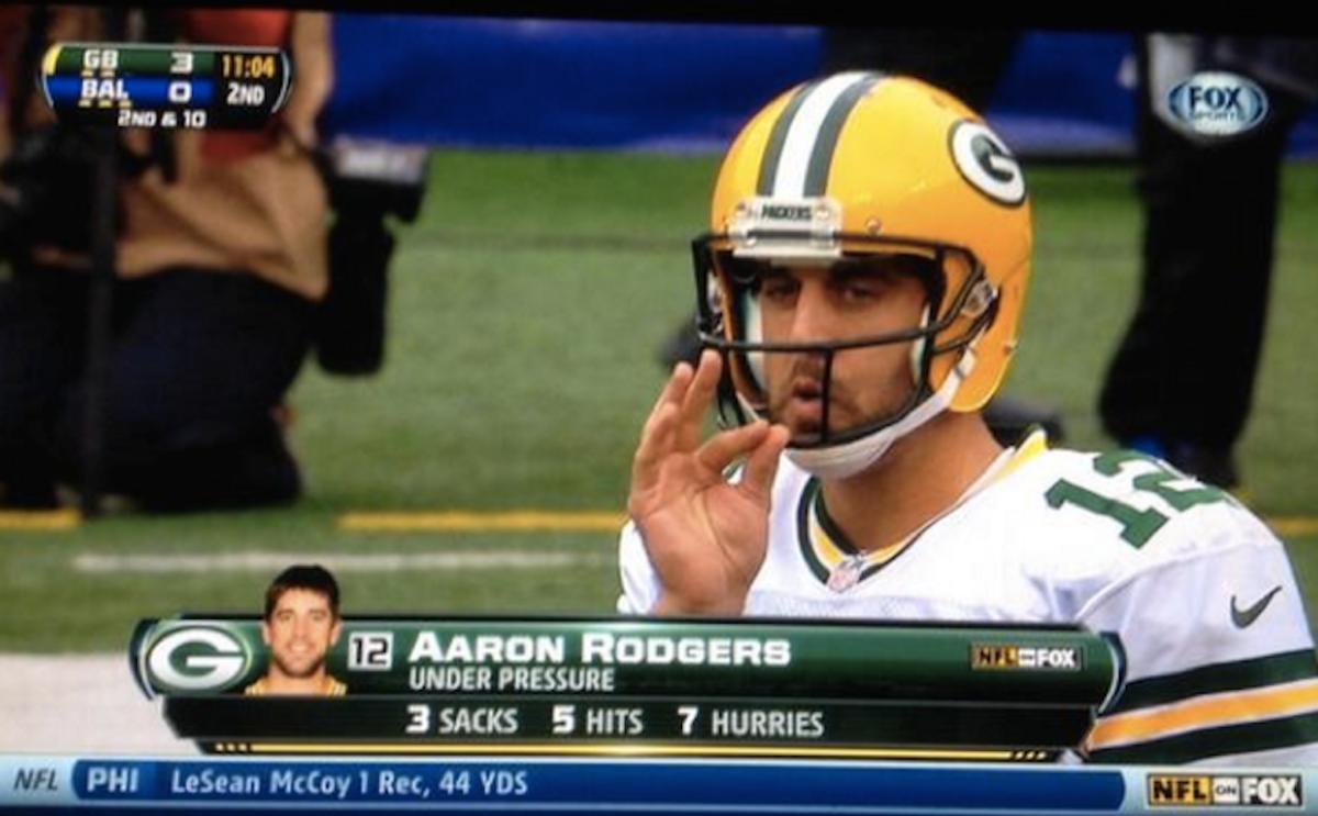 Aaron Rodgers 'smoking' gesture a tribute to Jay Cutler meme - Sports ...
