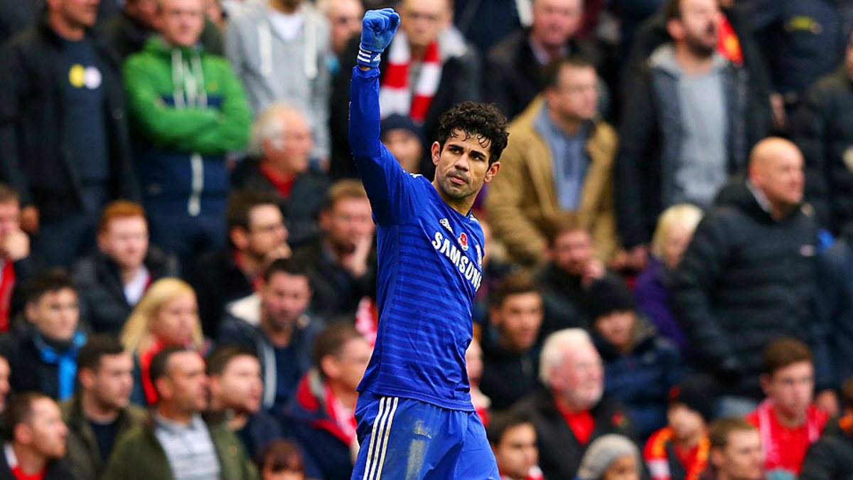 Diego Costa's second-half goal lifts Chelsea past Liverpool at Anfield ...