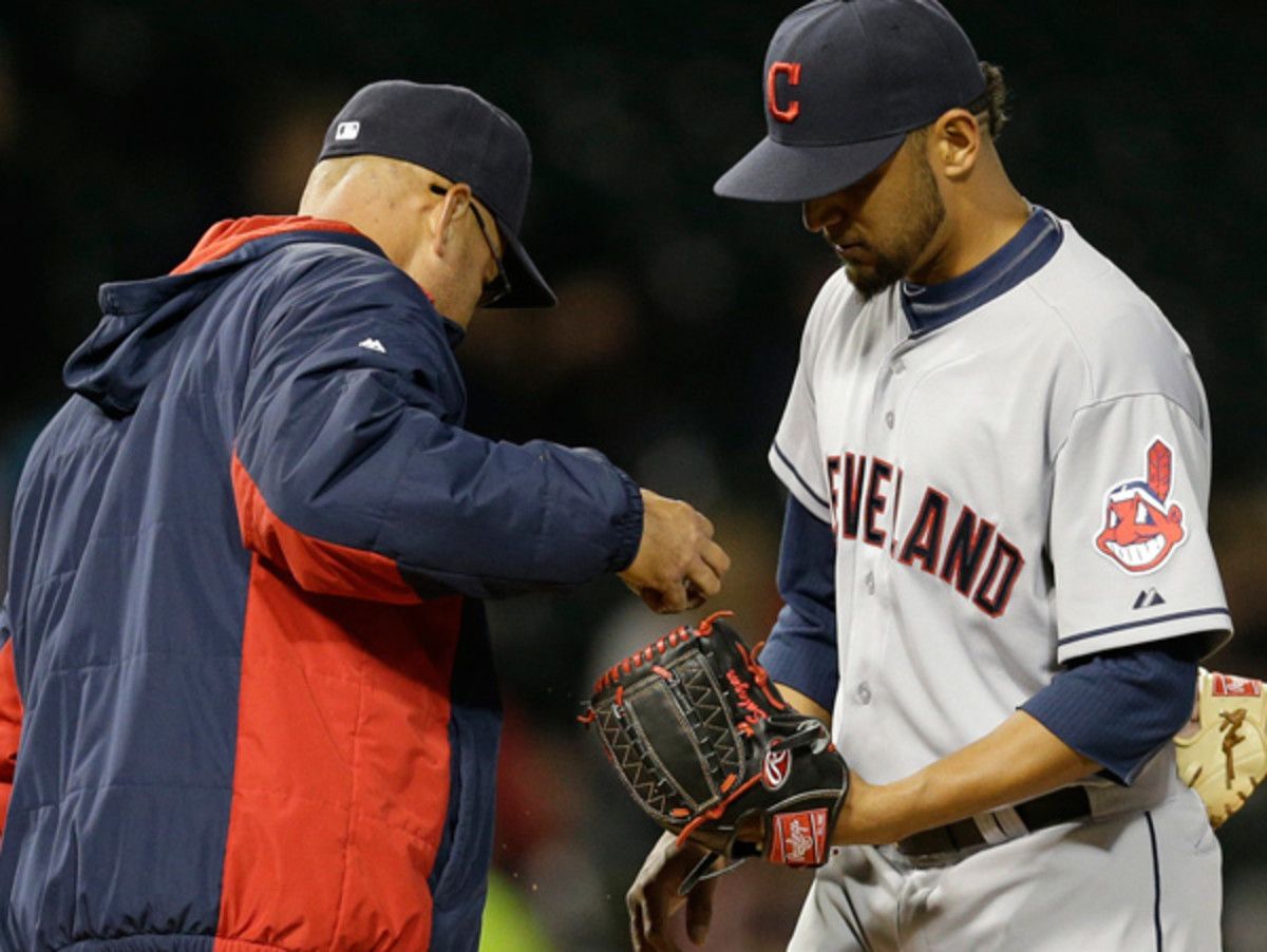 Indians' Danny Salazar sets dubious strikeout record in loss to White ...